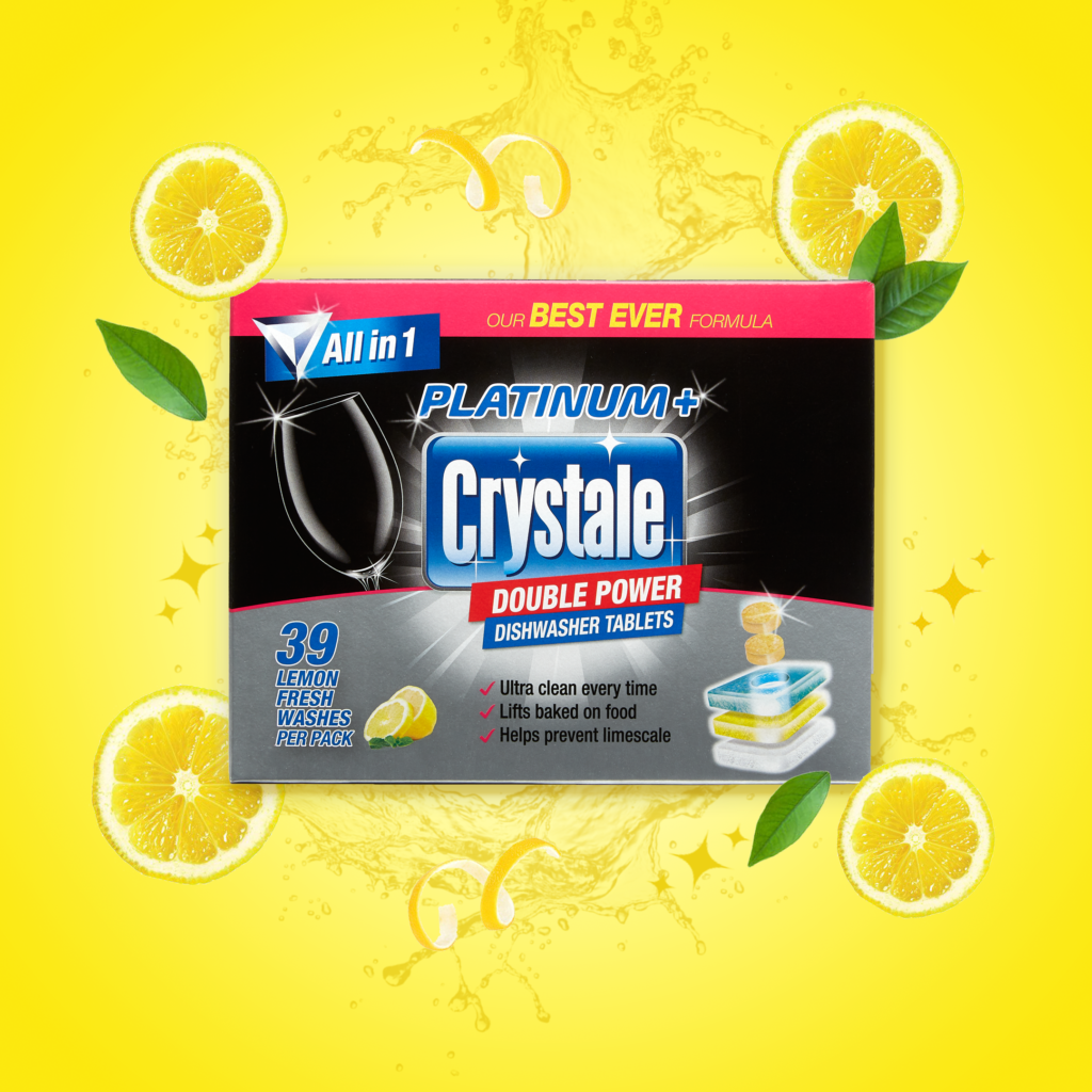 Products - Crystale in-wash Dishwasher Cleaner